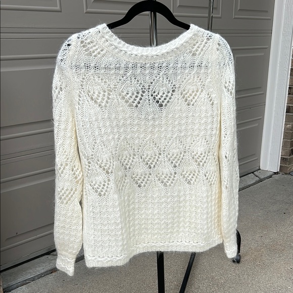 Sezane | Sweaters | Sezane Low Back Cream Sweater | Poshmark